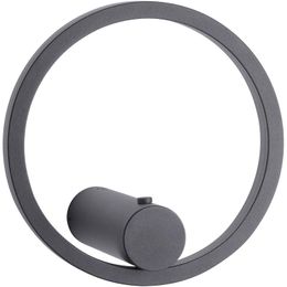 JUST LIGHT LED Wandleuchte &raquo;ARCHIE&laquo; LED-Board 1 Stk. Warmwei&szlig; Dimmbar, IR-FB, Memoryfunktion, USB-Kabel 1, &Oslash; 22cm H: 22cm, 1 Stk.