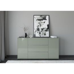 set one by Musterring Sideboard &raquo;Reno&laquo; 1 Stk. tlg. Mit Gleitern und in verschiedenen Farben erh&auml;ltlich Glas, Holzwerkstoff B/H/T: 182cm x 94cm x 42cm,