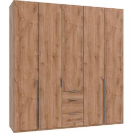 wimex Kleiderschrank &raquo;New York&laquo; wahlweise 208 oder 236cm hoch braun B/H/T: 225cm x 236cm x 58cm, Schubladen: 3 Stk. T&uuml;ren: 5 Stk.