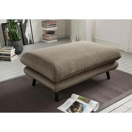 Home Affaire Polsterhocker &raquo;Lazio&laquo; passende Polsterecke erh&auml;ltlich braun 100% Polyester B/H/T: 116cm x 47cm x 77cm, Velours