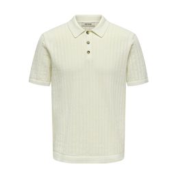Only & Sons Only & Sons Shirt 'ONSMoon' male size L Cream