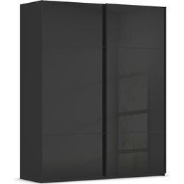 Rauch Schwebet&uuml;renschrank &raquo;Kleiderschrank Schrank Garderobe Schlafzimmerschrank SCALE-TRIO&laquo; edle dreigeteilte Front mit 2 Zierleisten Glasfront MADE 