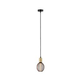 Paulmann Pendelleuchte &raquo;Ravi IP44 max 1x60W 230V Metall&laquo; E27 1 Stk. E27 gold &Oslash; 8cm H: 150cm, 1 Stk.