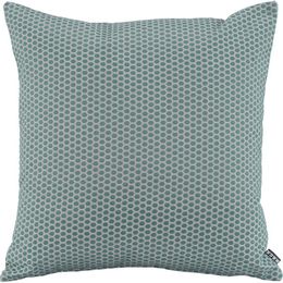 HOCK Dekokissen &raquo;Miss Dots Kissen&laquo; mit Punkten, Kissenh&uuml;lle mit F&uuml;llung, 1 St&uuml;ck blau Baumwolle, Polyester B/L: 50cm x 50cm, 1 Stk.