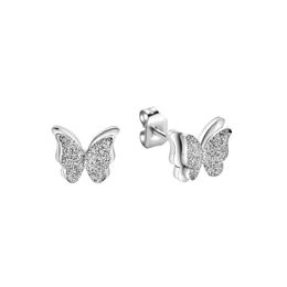 Firetti Damen Paar Ohrstecker &raquo;Schmuck Geschenk Ohrschmuck Schmetterling&laquo; silber Edelstahl