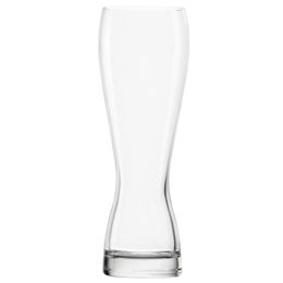 Bierglas 6-teilig transparent Kristallglas 24cm, 670ml, 6 Stk.