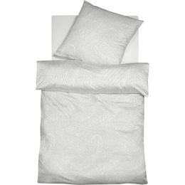 Fleuresse Bettw&auml;sche &raquo;Provence Prestige 344104&laquo; 2 Stk. 70% Baumwolle, 30% Leinen, in Gr. 135x200, 155x220, 200x200cm grau Halbleinen, Obermaterial: 70
