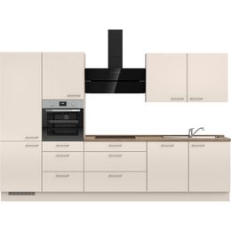 Nobilia K&uuml;chenzeile &raquo;"Laser II", NEU: individuell anpassbar mit gratis Profi-Beratung&laquo; vormontiert, 330 cm breit, optional mit verschiedenen E‐Ger&auml;te-