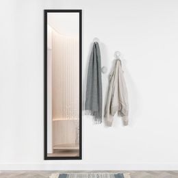 SPINDER DESIGN Wandspiegel &raquo;Donna&laquo; Metall, Breite 46 cm schwarz Metall, Spiegelglas B/H/T: 46cm x 185cm x 3cm