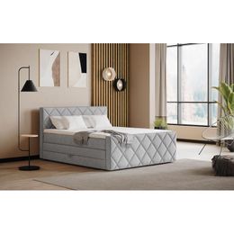 COTTA Boxspringbett &raquo;Tower inkl. Bettkasten, mit Keder in abgesetzter Farbe&laquo; in verschiedenen Breiten, H&auml;rtegraden und Farben erh&auml;ltlich 100% 