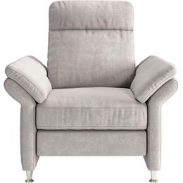 Home Affaire Sessel &raquo;Mailand Fernsehsessel&laquo; mit komfortablem Federkern-Sitz, wahlweise mit Move-Funktion grau Struktur ( 100% Polyester) Easy care,mit