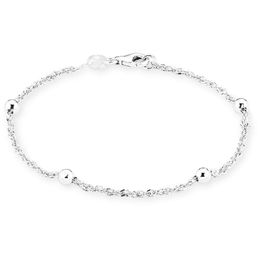 Amor Damen Armband &raquo;Kugel&laquo; silber 19cm, Silber 925 (Sterlingsilber)