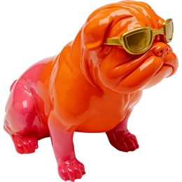 KARE Dekofigur &raquo;Fashion Dog Orange 17cm&laquo; orange Polyresin B/H/T: 11cm x 17cm x 19cm