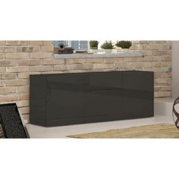 Home Affaire Sideboard &raquo;Metis&laquo; Breite 170 cm grau B/H/T: 170cm x 72cm x 40cm