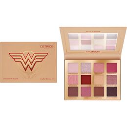Catrice Damen Lidschatten-Palette &raquo;Wonder Woman Eyeshadow Palette&laquo; Hochpigmentiert mit matten, schimmernden und metallischen Texturen. beige 