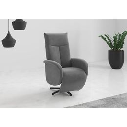 Sit & More sit&more TV-Sessel &raquo;Juma, inkl. Drehfunktion & Kopfteilverstellung&laquo; H&ouml;he Armlehne 62 cm, wahlweise mit Aufstehhilfe, 2 Motoren und Akku grau 90% 