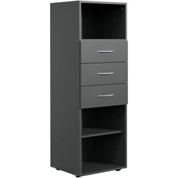 wimex Standregal &raquo;Multiraumkonzept&laquo; planbar und erweiterbar grau Holzwerkstoff B/H/T: 30cm x 126cm x 40cm