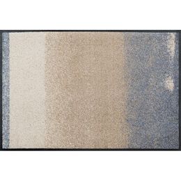 wash+dry by Kleen-Tex Fu&szlig;matte &raquo;Medley&laquo; rechteckig 9 mm H&ouml;he Schmutzfangmatte, rutschhemmend, In- und Outdoor geeignet, waschbar beige Kunstfaser B : 
