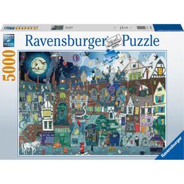Ravensburger Puzzle &raquo;Die fantastische Stra&szlig;e&laquo; Made in Germany bunt Pappe Einheitsgr&ouml;&szlig;e