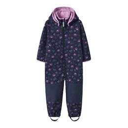 name it Funktionsanzug 'NMFMALTA05' M&auml;dchen Gr&ouml;&szlig;e 80 navy / lila / flieder