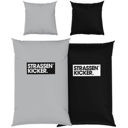 Quelle Wendebettw&auml;sche &raquo;Strassenkicker by Lukas Podolski&laquo; 2 Stk. mit tollem Motiv bunt Renforc&eacute;, Obermaterial: 100% Baumwolle B/L: 155cm x 220cm, 1 Stk., 1 
