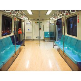 papermoon Fototapete &raquo;Empty Subway&laquo; glatt bunt Vlies B/L: 3m x 2,23m, Bahnen: 4 Stk.