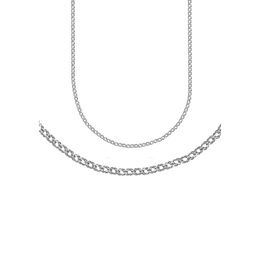 Firetti Herren Collierkettchen &raquo;Schmuck Geschenk Silber 925 Fantasiekettengliederung 4,4 mm breit&laquo; Made in Germany silber 42, Silber 925 (