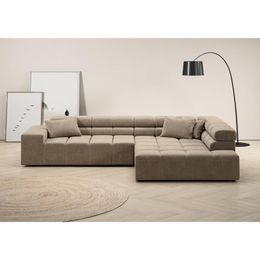 Home Affaire Ecksofa &raquo;Ancona, Ecksofa, incl. Kopfteilverstellung, Breite 319 cm, L-Form&laquo; wahlweise motorische Sitztiefenverstellung, auch in Cord + 