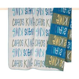 Pad Wohndecke &raquo;Chaos&laquo; Made in Europe, Wendefunktion, gesteift, mit Schriftzug, 150x200 cm bunt Obermaterial: 65% Baumwolle, 35% Polyacryl B/L: 150cm x