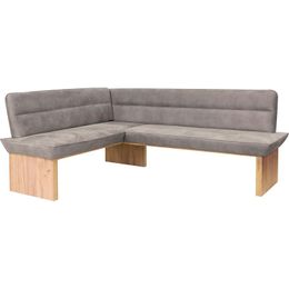OTTO home Eckbank &raquo;Beluna Polsterbank, Sitzecke&laquo; mit Wellenunterfederung im Sitz, TOPSELLER grau Polyester B/H/T: 210cm x 89cm x 169cm, Luxus-