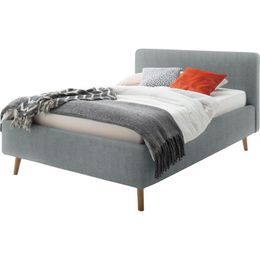 Meise M&ouml;bel meise.m&ouml;bel Polsterbett &raquo;Mattis&laquo; Topseller, wahlweise mit Bettkasten Liegefl&auml;che L&auml;nge B: 200cm x 120cm, Strukturstoff Multicolor Mit Bettkasten, H&ouml;he