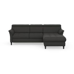 Sit & More sit&more Ecksofa &raquo;Marano L-Form&laquo; inklusive Kopfteilverstellung, optional Schlaffunktion & Bettkasten grau 100% Polyester B/H/T: 257cm x 166cm, Luxus-