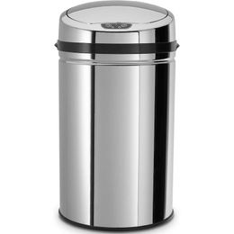 ECHTWERK M&uuml;lleimer &raquo;INOX&laquo; 1 Beh&auml;lter Infrarot-Sensor, Korpus aus Edelstahl, Fassungsverm&ouml;gen 30 Liter silber Edelstahl B/H/T: 56,5cm, 30 l