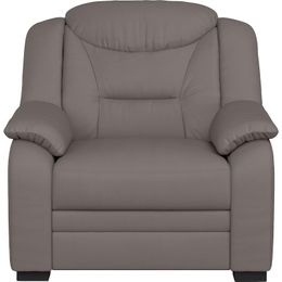 COTTA Sessel &raquo;Marcus&laquo; mit hoher R&uuml;ckenlehne beige 64% Polyurethan, 25% Polyester, 11% Baumwolle Kunstleder SOFTLUX , B/H/T: 97cm x 99cm x 99cm