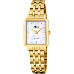 Lotus Damen Quarzuhr &raquo;2Gether&laquo; Armbanduhr, Damenuhr, Edelstahlarmband, Ideal auch als Geschenk gold Einheitsgr&ouml;&szlig;e