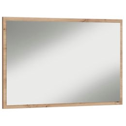 OTTO home Wandspiegel &raquo;Astral&laquo; der Spiegel ist umkehrbar, Breite 55,5 cm braun Spiegelglas B/H/T: 55,5cm x 85cm x 2cm,matt
