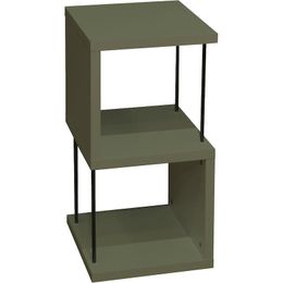 M&auml;usbacher Standregal &raquo;Sticks Regale&laquo; Breite 33 cm gr&uuml;n Holzwerkstoff B/H/T: 33cm x 65cm x 33cm, 2 Stk. offenes Fach