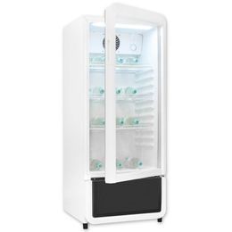 Exquisit Getr&auml;nkek&uuml;hlschrank &raquo;GKS180-GT-431D weiss&laquo; 132,5 cm hoch 54 cm breit mit Umluftventilator f&uuml;r gleichm&auml;&szlig;ig gek&uuml;hlte Getr&auml;nke Platz f&uuml;r jede 