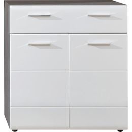 Home Affaire Schuhkommode &raquo;Sovana&laquo; Schuhschrank mit Schublade - Kommode mit Platz f&uuml;r 12 Schuhpaare wei&szlig; B/H/T: 80cm x 87cm x 35cm, 1 Stk., 2 Stk.