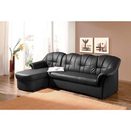 DOMO collection Ecksofa &raquo;Papenburg, zeitlose R&uuml;ckensteppung, elegante Formensprache, L-Form&laquo; in gro&szlig;er Farbvielfalt, wahlweise mit Bettfunktion 