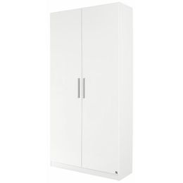 Rauch Schuhschrank &raquo;Garderobenschrank Dreht&uuml;renschrank Kleiderschrank Schrank MINOSA&laquo; Breite 91 cm mit 6 Schuhablageb&ouml;den MADE IN GERMANY wei&szlig; 