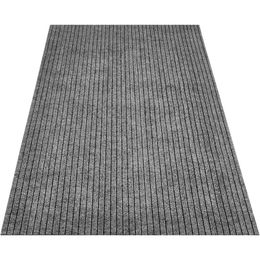 ANDIAMO L&auml;ufer &raquo;Marlo, Made in Belgium&laquo; rechteckig 7 mm H&ouml;he Schmutzfangl&auml;ufer, gestreift, robust, In- und Outdoor geeignet grau Obermaterial: 100% 
