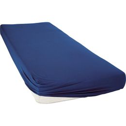 bellana Spannbettlaken &raquo;bellana premiumstretch&laquo; super elastisch blau Jersey-Elasthan, Obermaterial: 95% Baumwolle, 5% Elasthan 1 Stk., Jersey-Elasthan