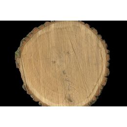 ARCHITECTS PAPER Fototapete &raquo;Oak Slice&laquo; Vlies, Wand, Schr&auml;ge beige Vlies B/L: 4m x 2,7m