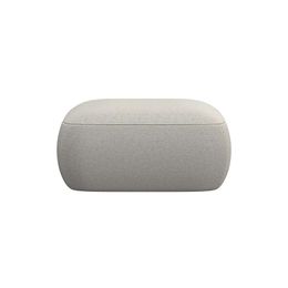 FLEXLUX Pouf &raquo;Torino, rund, bodennah, Sitzhocker, Polsterhocker&laquo; Modernes, organisches Hocker-Design, Kaltschaum, Wellenunterfederung beige B/H/T: 