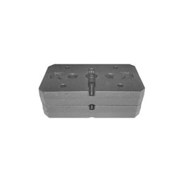 Christopeit Sport Gewichteplatten 10 kg Set, 2 Stk. tlg. schwarz 10 kg Gewichteplatten
