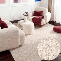 Ted Baker Teppich &raquo;Soft Boucl&eacute; Portobello, auch als L&auml;ufer&laquo; rechteckig 10 mm H&ouml;he Woll-Optik, Boucl&eacute; Meliert, Wohnzimmer, Esszimmer, Schlafzimmer, Flur 