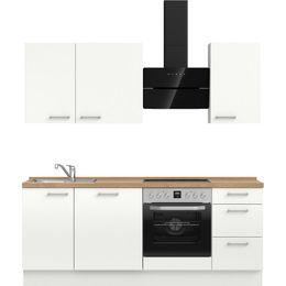 Nobilia K&uuml;chenzeile &raquo;"Laser II", NEU: individuell anpassbar mit gratis Profi-Beratung&laquo; vormontiert, 210 cm breit, optional mit verschiedenen E‐Ger&auml;te-