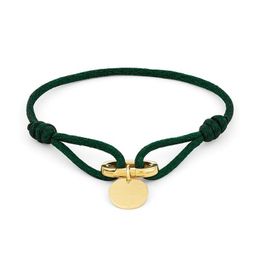 Copenhagen Studios Damen Armband &raquo;Schmuck Geschenk Edelstahl Armkette Fabric Link&laquo; 21cm, Edelstahl Nylon