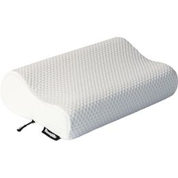 Dunlopillo Nackenst&uuml;tzkissen &raquo;Home, Nackenst&uuml;tzkissen aus Viskoschaum 30x50 cm&laquo; F&uuml;llung: 100% Polyurethan 1 Stk. tlg. entlastet die Wirbels&auml;ule, 
